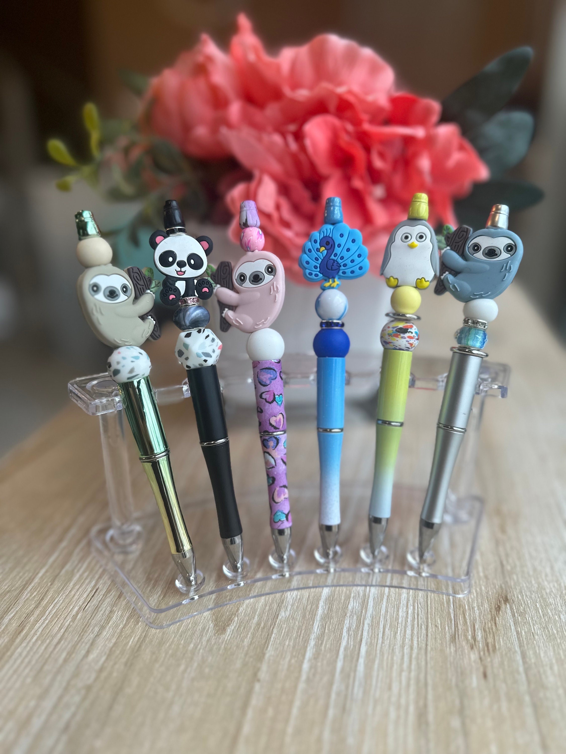 Beaded Pens for Work | Cute Office Supplies | Adorable Animal Pen | Pen ...