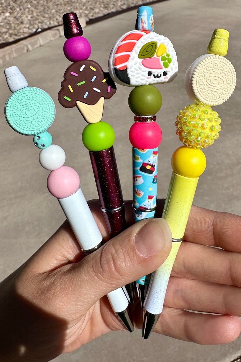 Foodie Themed Pens | Happy Sushi | Cute Food Themed Gift | Foodie | Ice ...