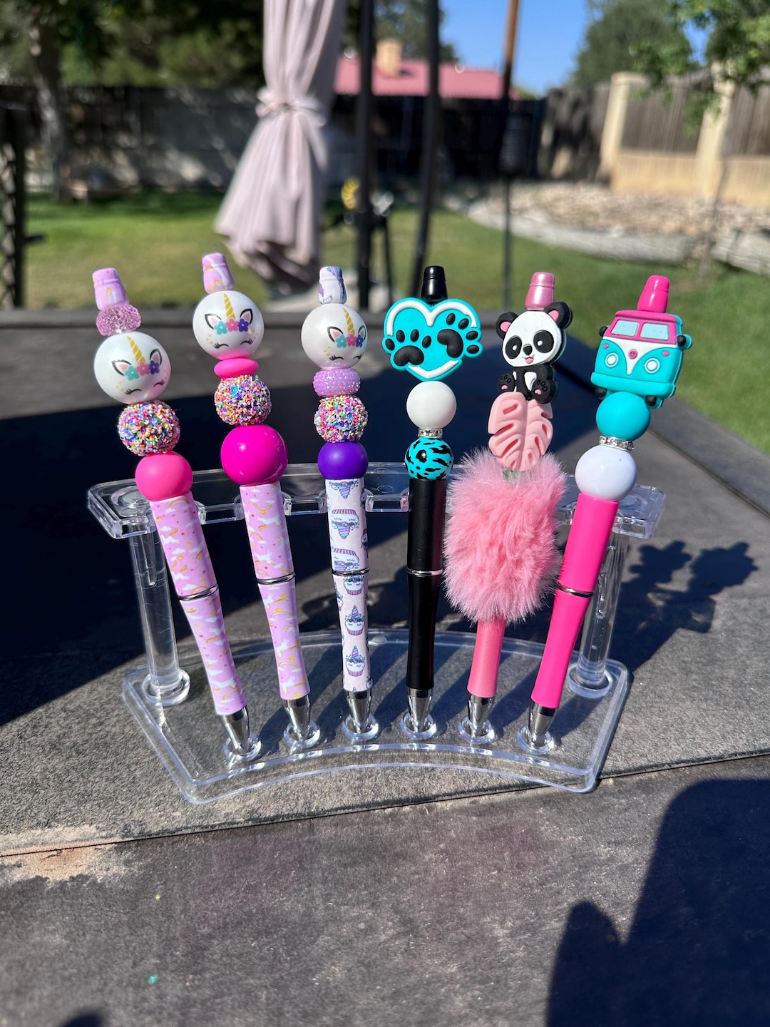 Beaded Pens | Cute Pens | Unicorn Pens | Fuzzy Pens | Girly Pens ...