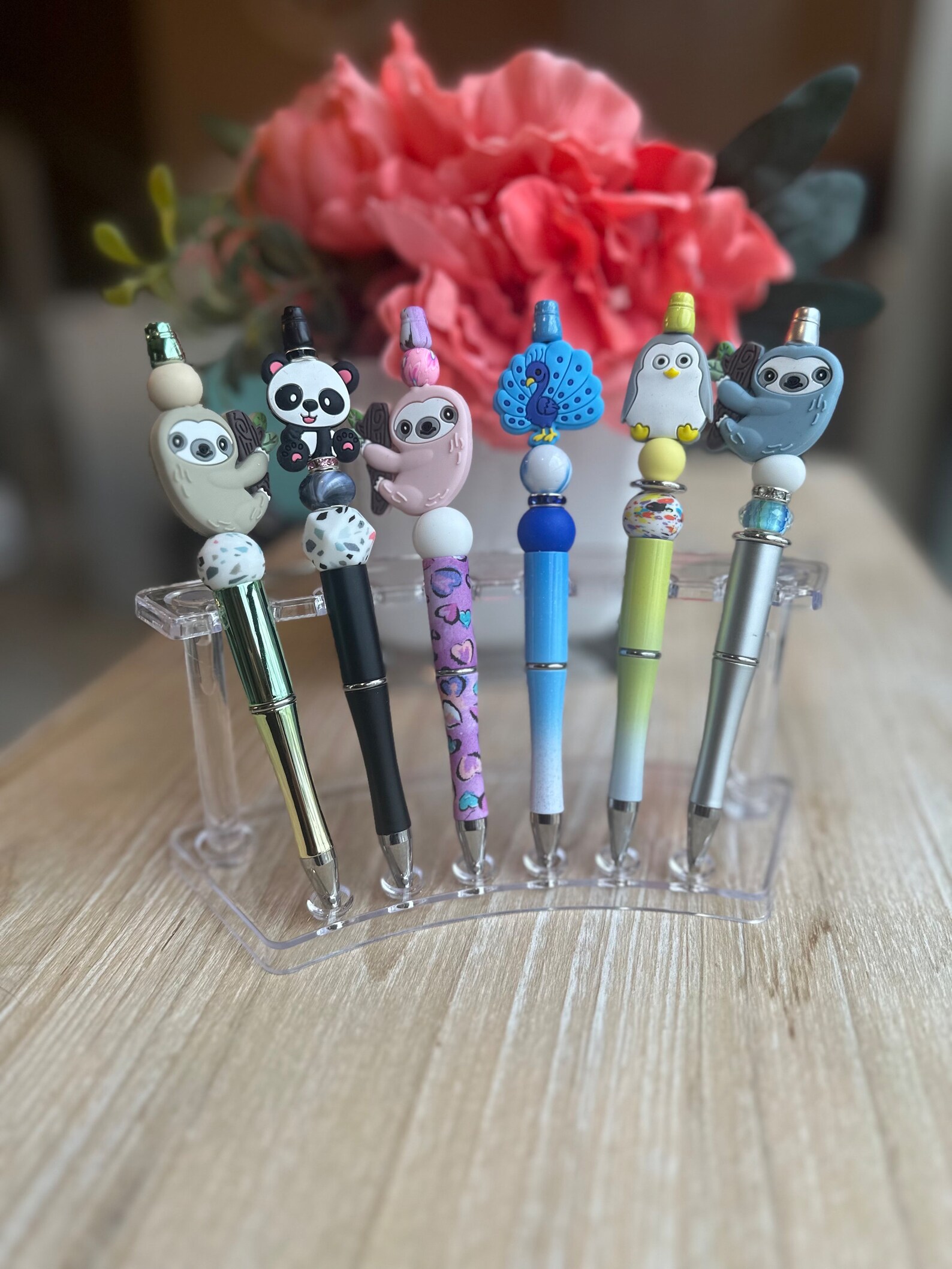 Beaded Pens for Work | Cute Office Supplies | Adorable Animal Pen | Pen ...