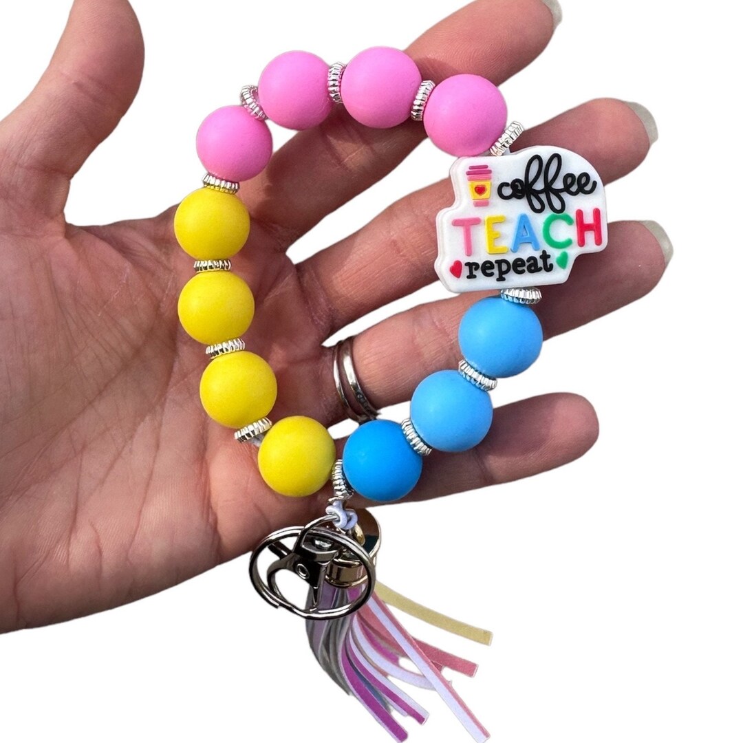 Teacher Keychain Available Now | Teacher Thank You | Colorful Keychains ...