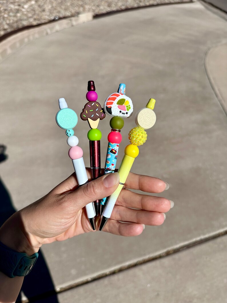 Foodie Themed Pens Happy Sushi Cute Food Themed Gift Foodie Ice Cream ...