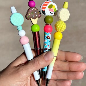Foodie Themed Pens | Happy Sushi | Cute Food Themed Gift | Foodie | Ice ...