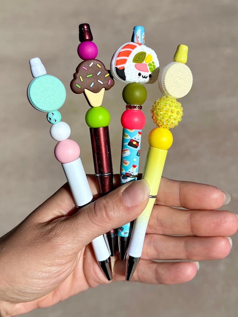 Foodie Themed Pens | Happy Sushi | Cute Food Themed Gift | Foodie | Ice ...