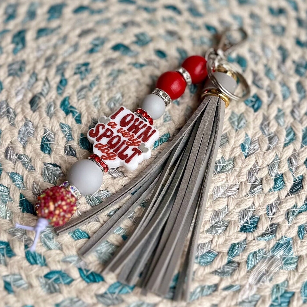 Dog Mom Keychains | Charm Keychains | Custom Made | Handmade Keychains ...