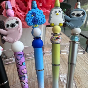 Beaded Pens for Work | Cute Office Supplies | Adorable Animal Pen | Pen ...