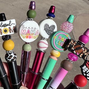 Beaded Mom Pens | Hot Mess Mama | Boy Mom Girl Mom | Hot Mess | Funny ...