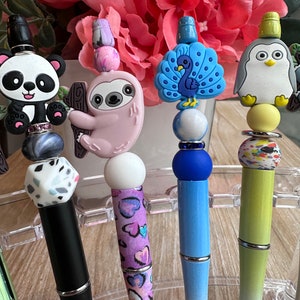 Beaded Pens for Work | Cute Office Supplies | Adorable Animal Pen | Pen ...
