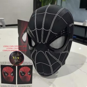 Blinking Spiderman Mask - Etsy