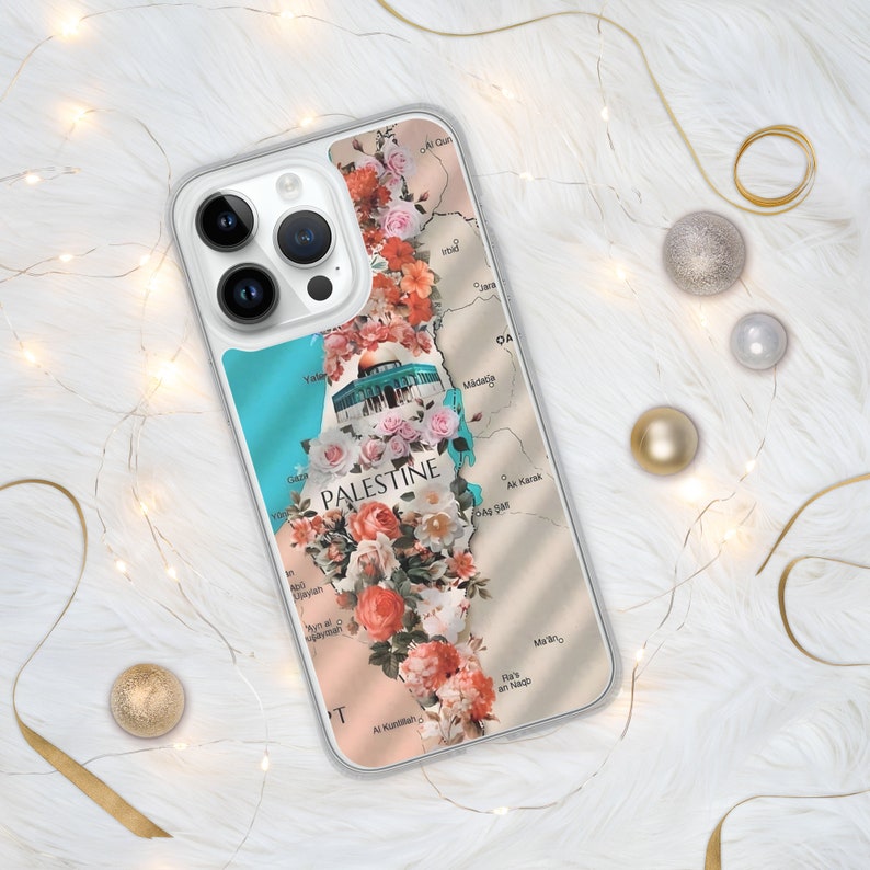 Palestine Map Case Palestine Roses Case Freedom Phone Case Printed and ...