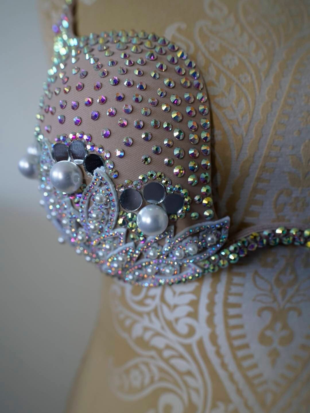 Belly Dance Bra, Burlesque Bra, Stage Bra, Rave Bra, Special Occasion ...