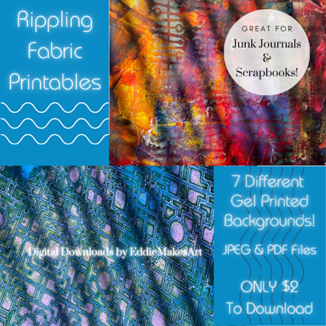 Rippling Fabric Printable Backgrounds LILA - Etsy