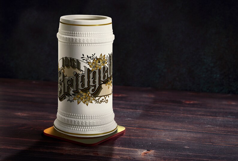 Personalized Victorian Style Beer Stein Custom Gift for Him - Etsy