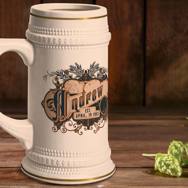 Personalized Custom Beer Mug - Etsy