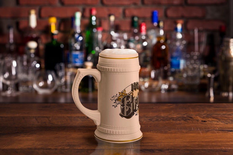 Personalized Victorian Style Beer Stein - Custom Gift for Him ...