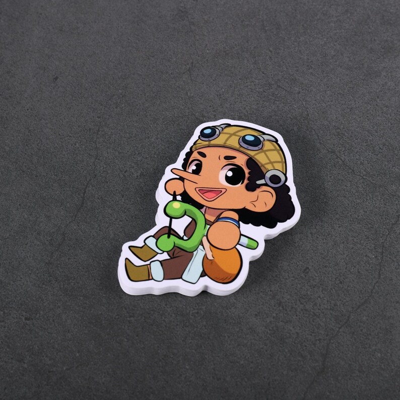 Pre-timeskip Usopp Vinyl Sticker - Etsy