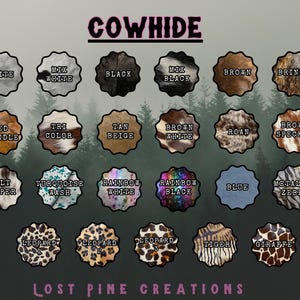 Cowhide Letters 9” - Personalized Western Wall and Shelf Decor *made to ...