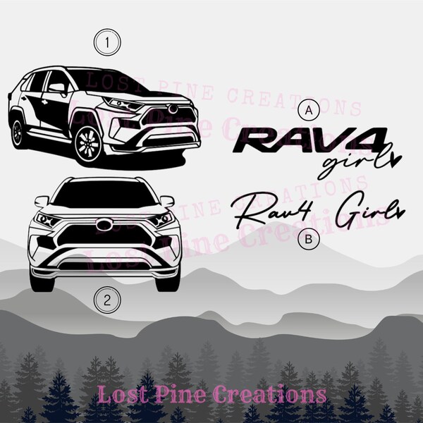 Toyota Rav4 Decals - Etsy