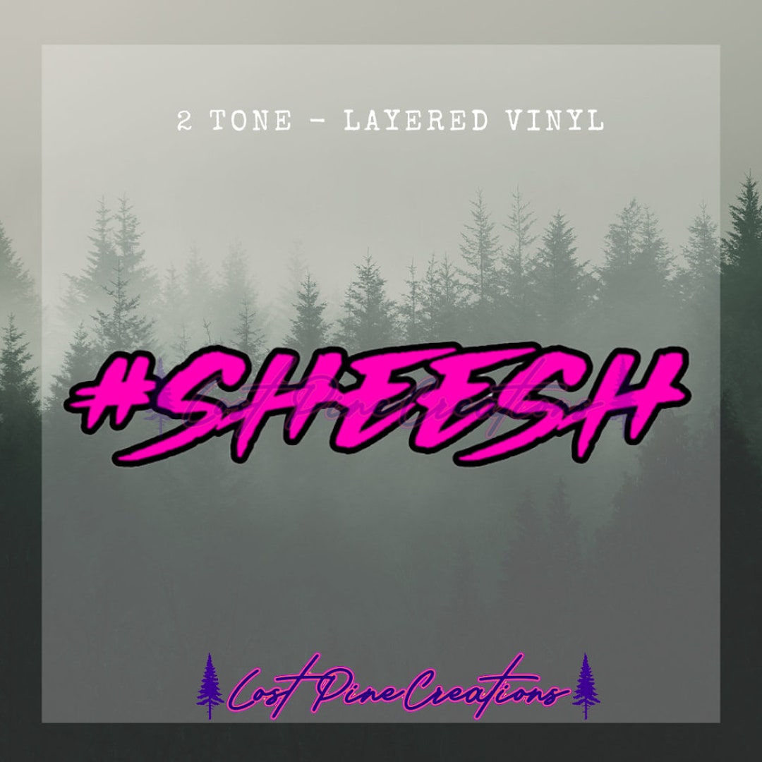 Two Tone / Layered sheesh Car & Truck Decal Sticker - Etsy