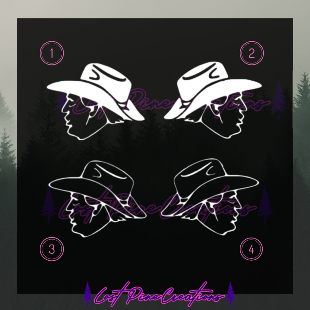 Trump Cowboy Hat Car & Truck Decal Sticker - Etsy