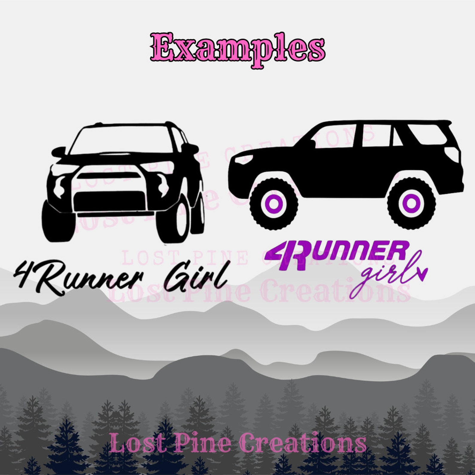 4runner Girl Stickers and Decals Toyota - Etsy