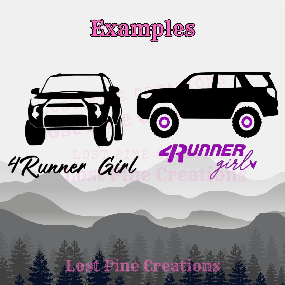 4runner Girl Stickers and Decals Toyota - Etsy