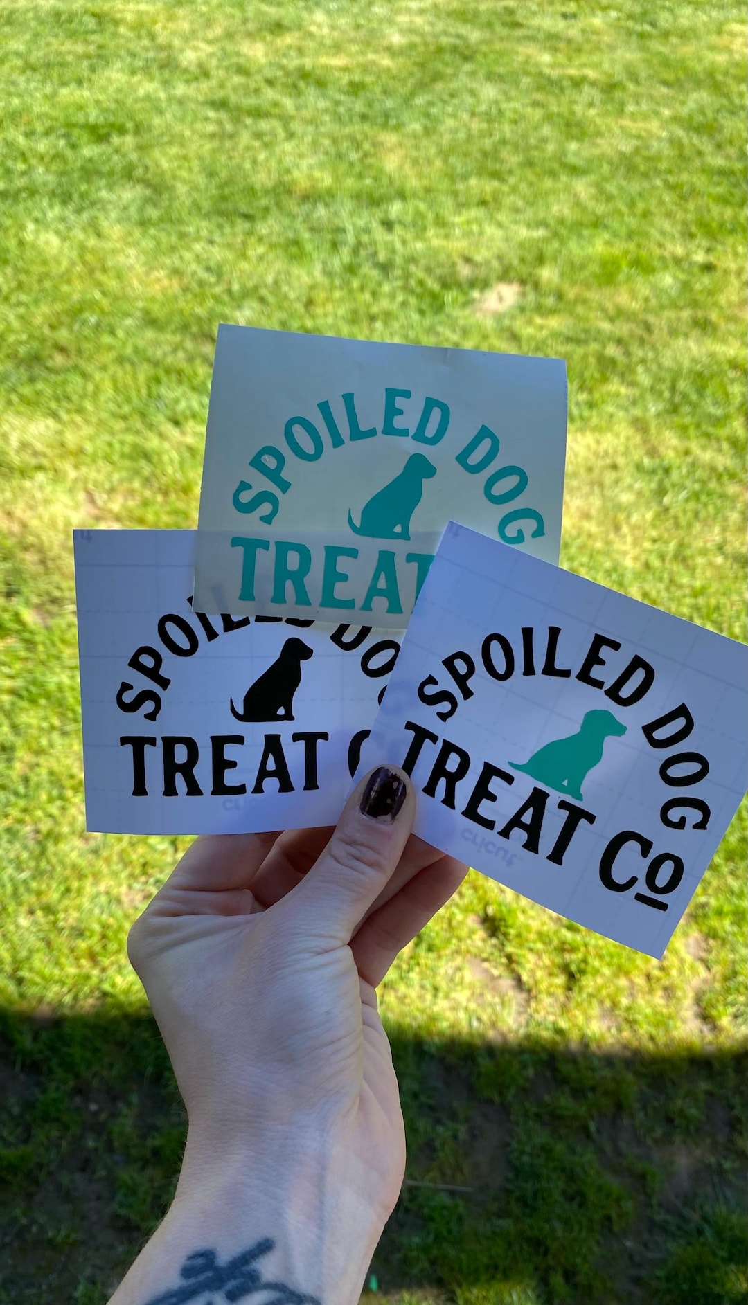 Spoiled Dog Treat Co Decal | Animal Treat Stickers | - Etsy