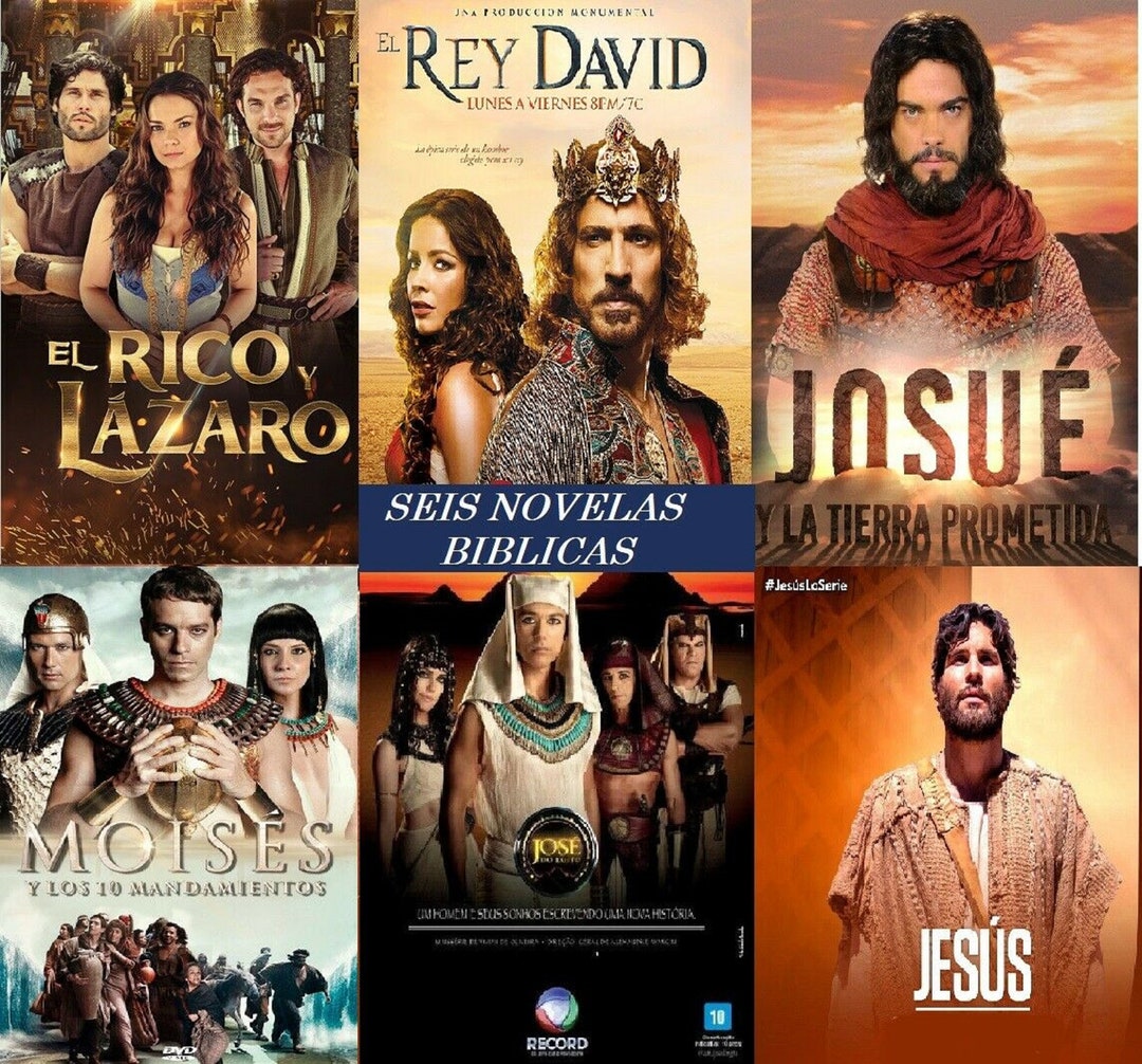 6-biblica,serie Brasil,jose,josue,jesus,moises,david,lazaro, 196 Dvd, 868 Capitulos,2019 - Etsy