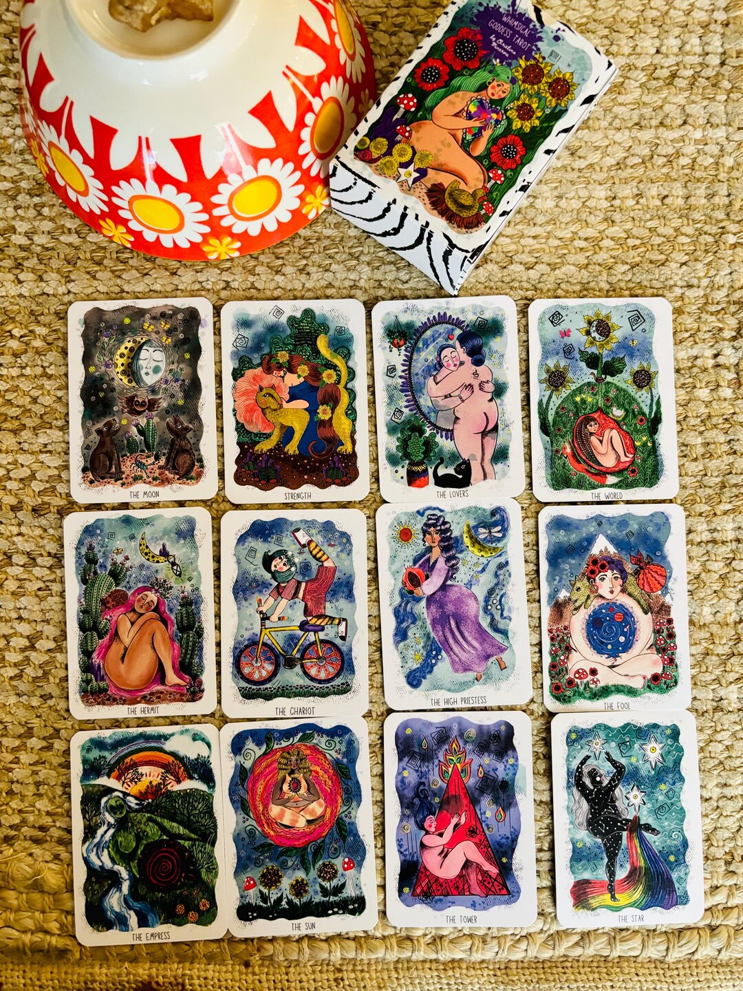 Whimsical Goddess Tarot Oracle Intuitive Body Positive Card Deck - Etsy ...