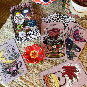 Tea Time Oracle Intuitive Card Deck - Etsy