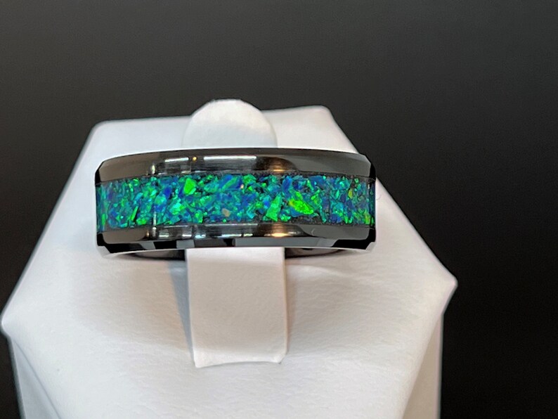 Custom Inlay Channel Ring Choose Your Own Design With - Etsy