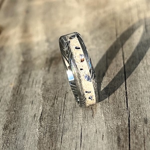 Sand and Shell Beach Ring - Custom Ring From Your Favorite Beach - Etsy