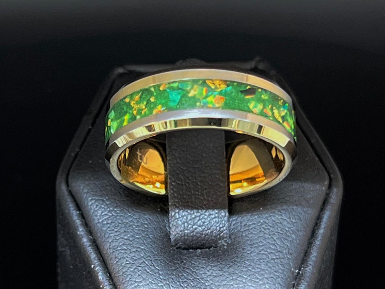 Custom Inlay Channel Ring Choose Your Own Design With - Etsy