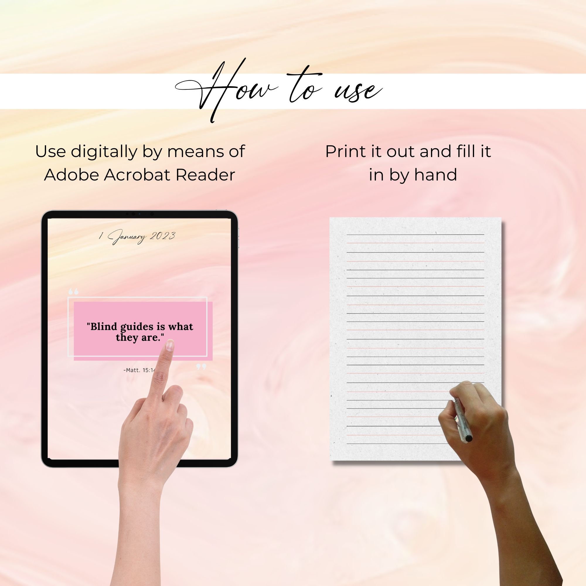 Daily Text Bestie, JW Printable, Daily Text Printable, - Etsy