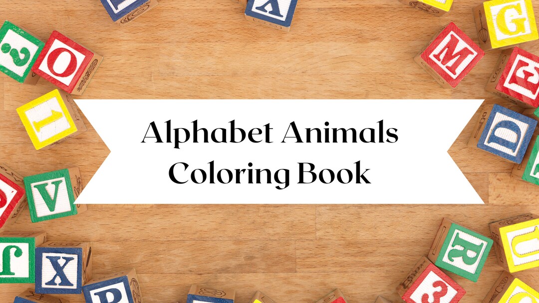 Alphabet Animal Coloring Pages for Kids 27 Children Activities Coloring ...