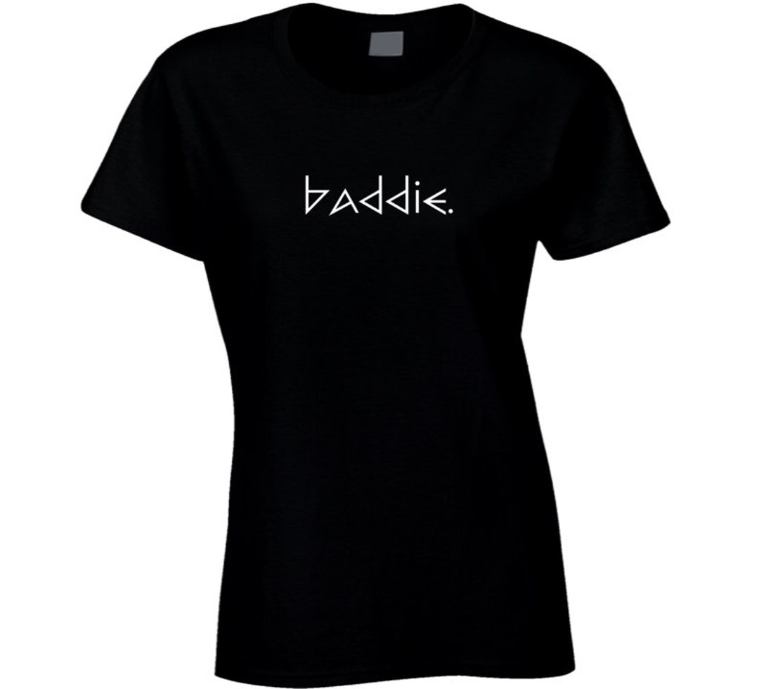Baddie Black Statement Tee - Unleash Your Inner Diva - Etsy