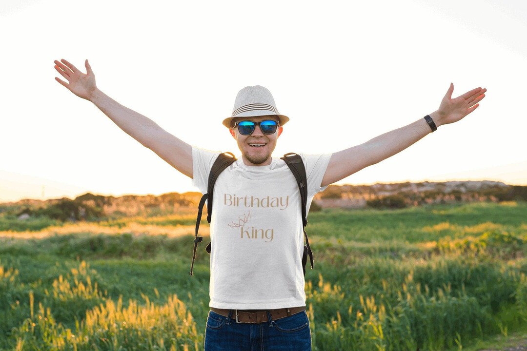 Birthday King - Celebratory Statement T-shirt |mens - Etsy