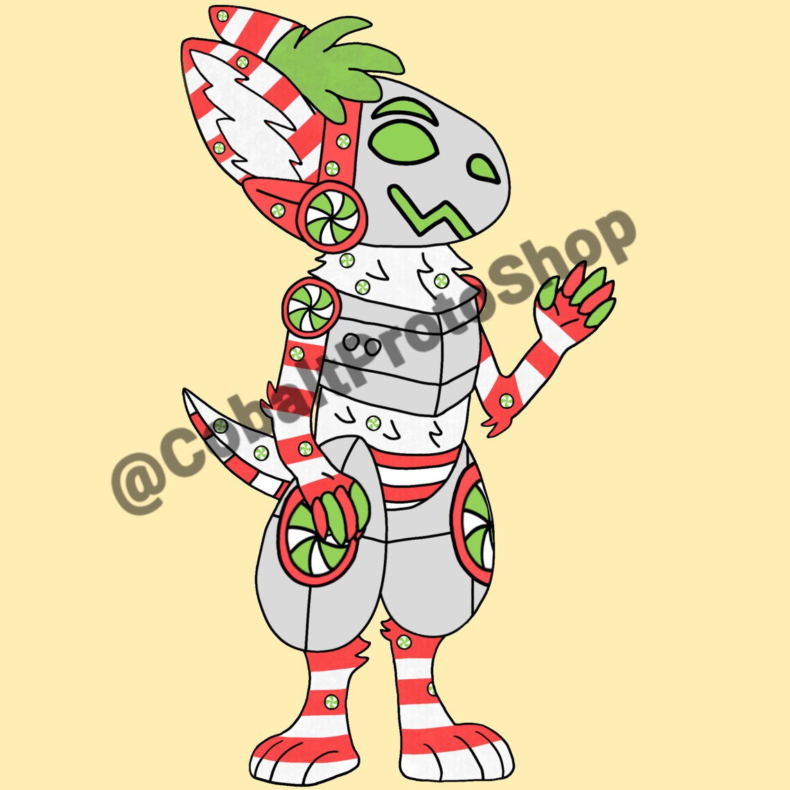 Furry Protogen Original Character Adoptables 6 1 Batch - Etsy