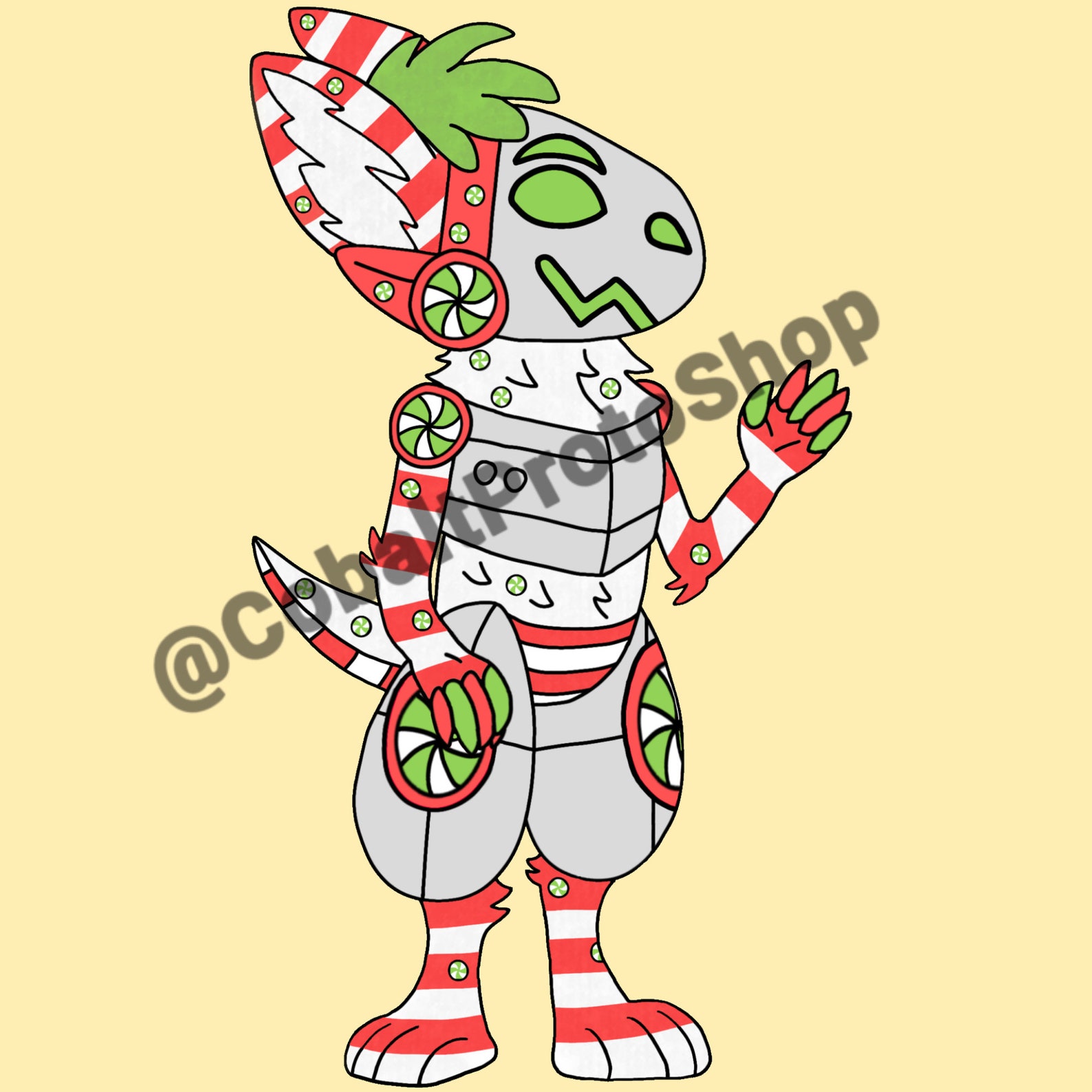 Furry Protogen Original Character Adoptables 6 1 Batch - Etsy