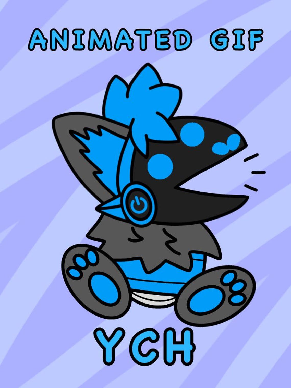 Merp! YCH Animated GIF Furry Commission: Any Species - Etsy