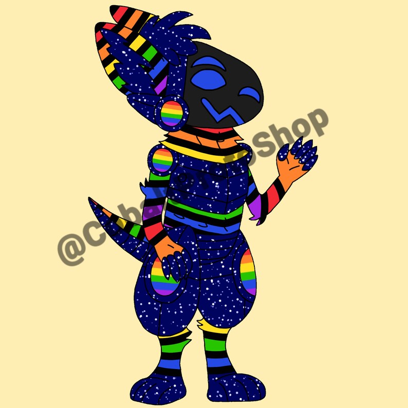 Furry Protogen Original Character Adoptables 6 Batch #2 - Etsy