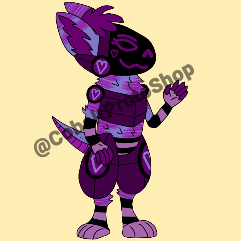 Furry Protogen Original Character Adoptables 6 #1 Batch - Etsy