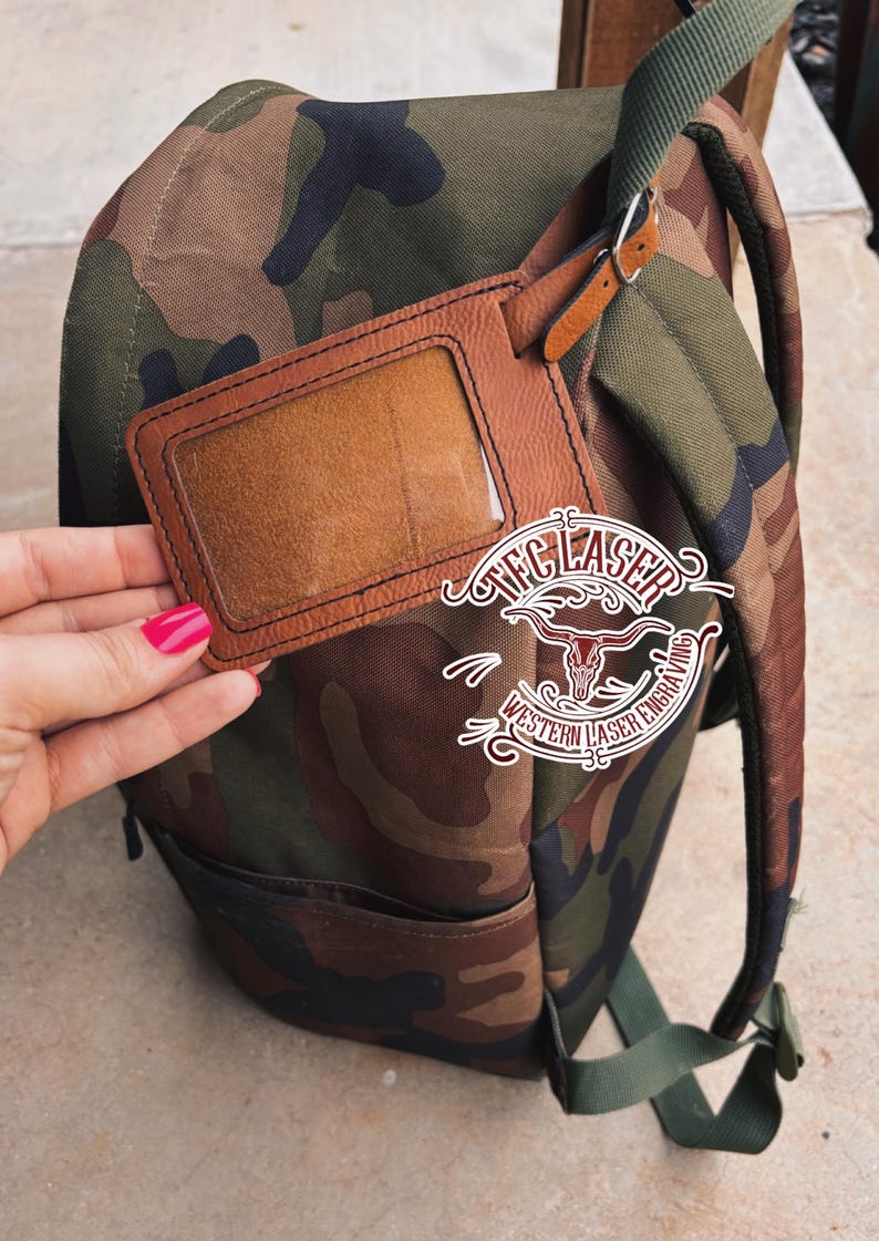 Western Custom Brand/name Luggage Tag - Etsy