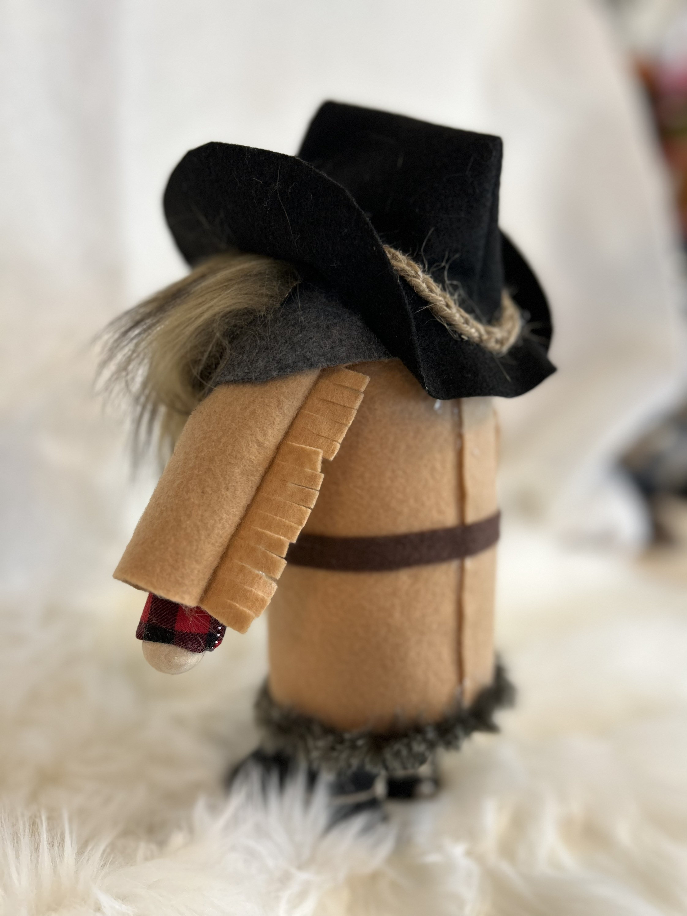 Country Gnome, Old West Cowboy Gnome,gnome,15 Inches Tall Free Standing ...