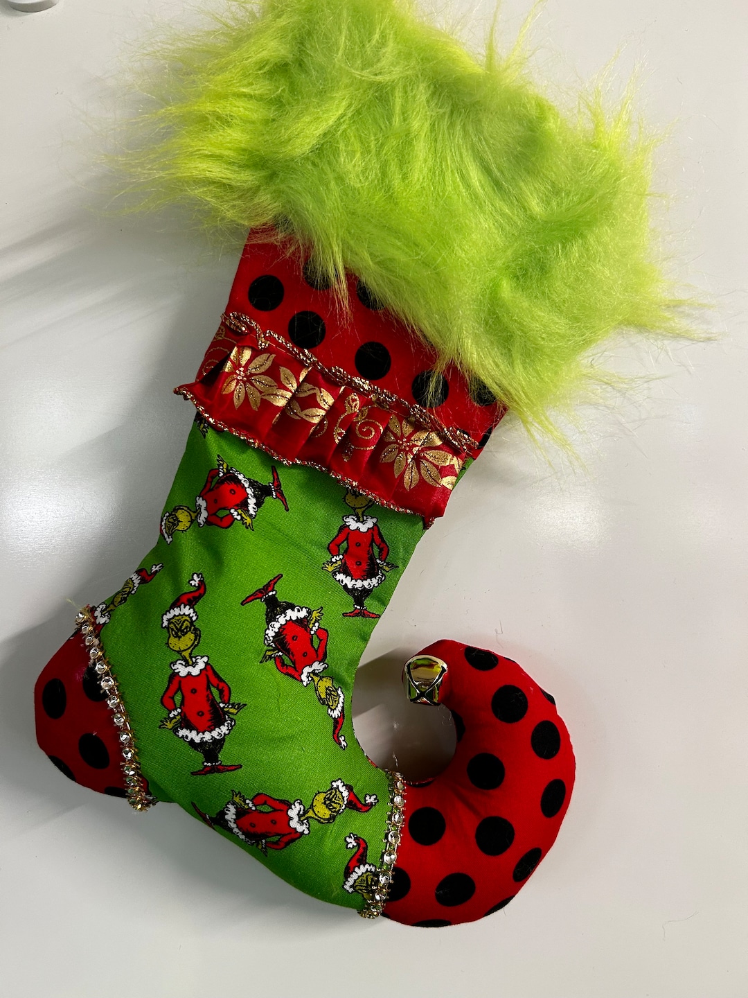 Grinch Christmas Stockings - Etsy
