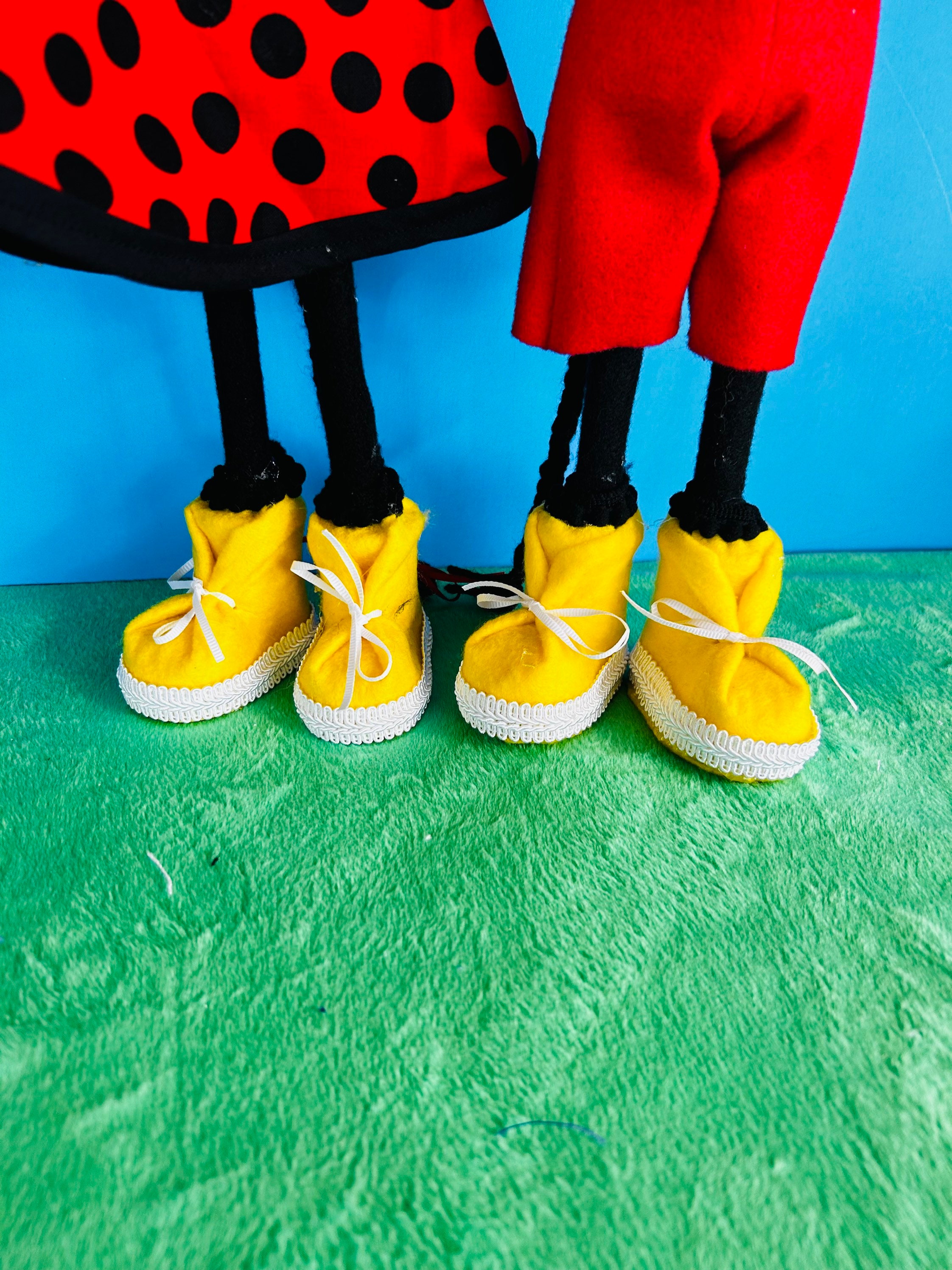 Mickey Mouse and Minnie Mouse Inspired Gnomes - Etsy