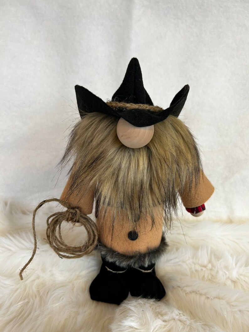 Country Gnome, Old West Cowboy Gnome,gnome,15 Inches Tall Free Standing ...