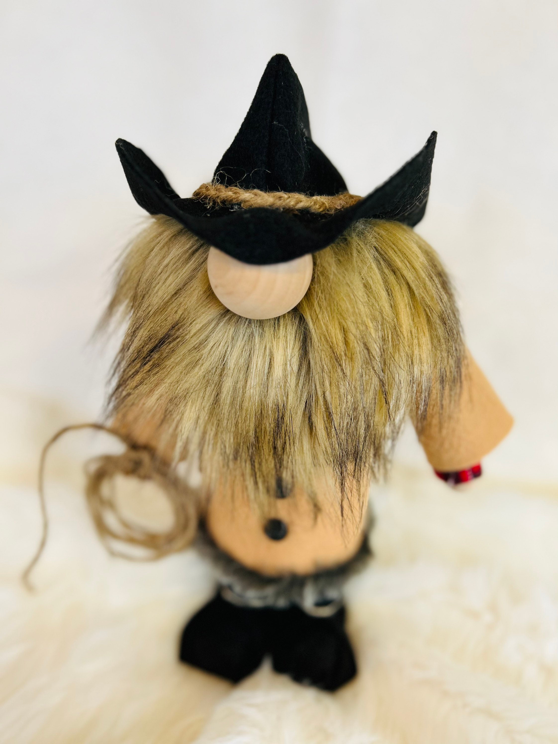 Country Gnome, Old West Cowboy Gnome,gnome,15 Inches Tall Free Standing ...