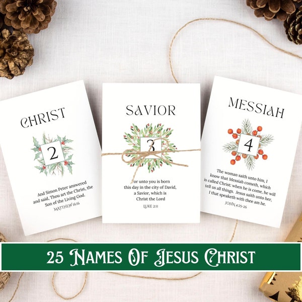 25 Names of Christ Svg - Etsy