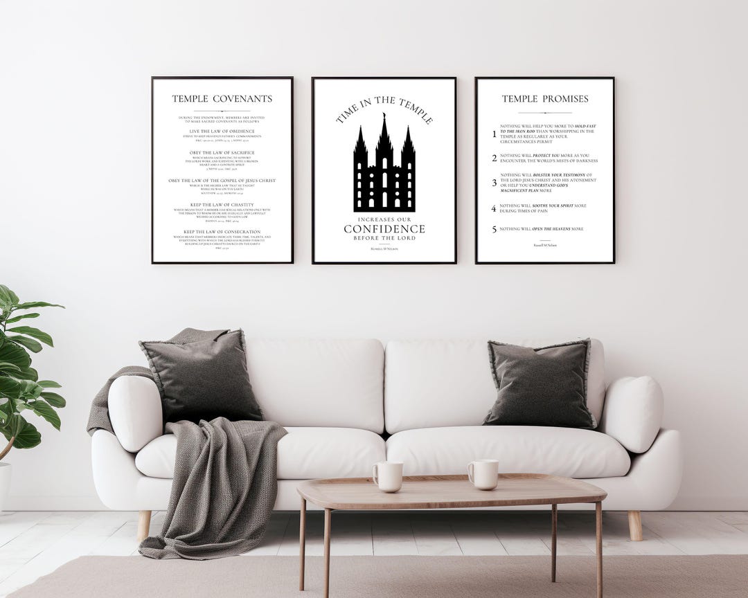 Temple Covenants, Time in the Temple, Temple Promises - General ...